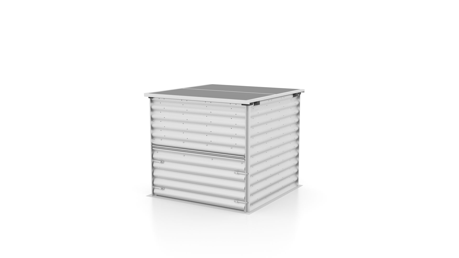 Komposter Tomma » Farbe: Zincalume blank